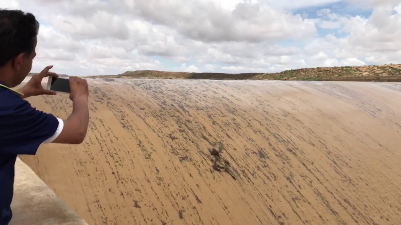 thado dam gadap over flow view - YouTube