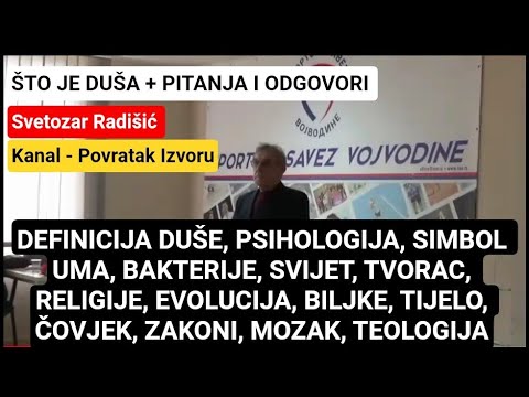 (ŠTO JE DUŠA??, ELOHIMI I POKRET, SEKTE + PITANJA I ODGOVORI) Svetozar Radišić