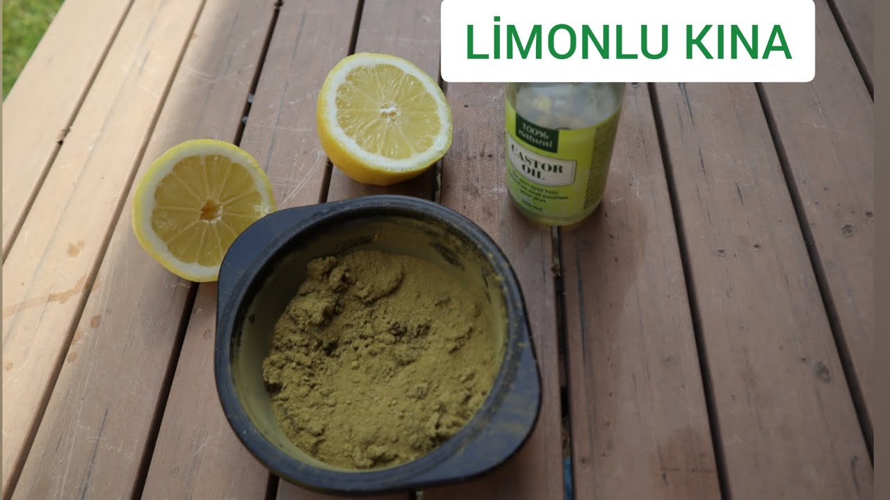 SAÇA FAYDALI LİMONLU KINA TARİFİ 💯HENNA RECİPE WİTH LEMON 👌 - YouTube