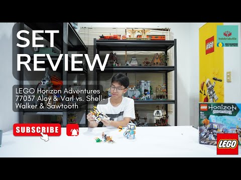 LEGO Horizon Adventures 77037 Aloy & Varl vs. Shell-Walker & Sawtooth Set Review
