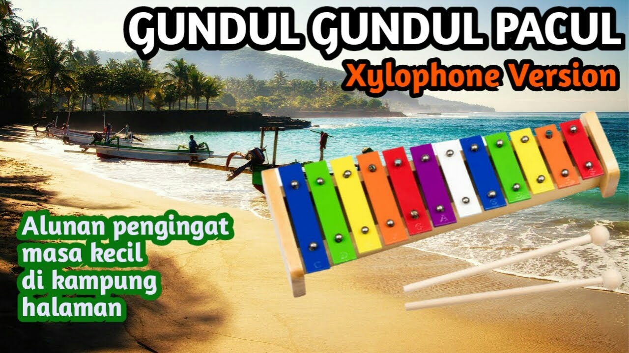 Gundul Gundul Pacul - Lagu Anak-Anak [Piano, Gitar, dan Xylophone] No ...