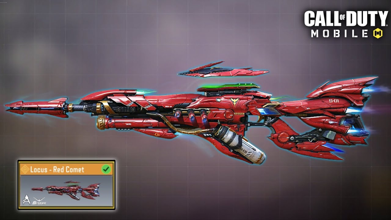 Season 6 COD Mobile Gundam Event Unlocked Locus Red Comet - YouTube