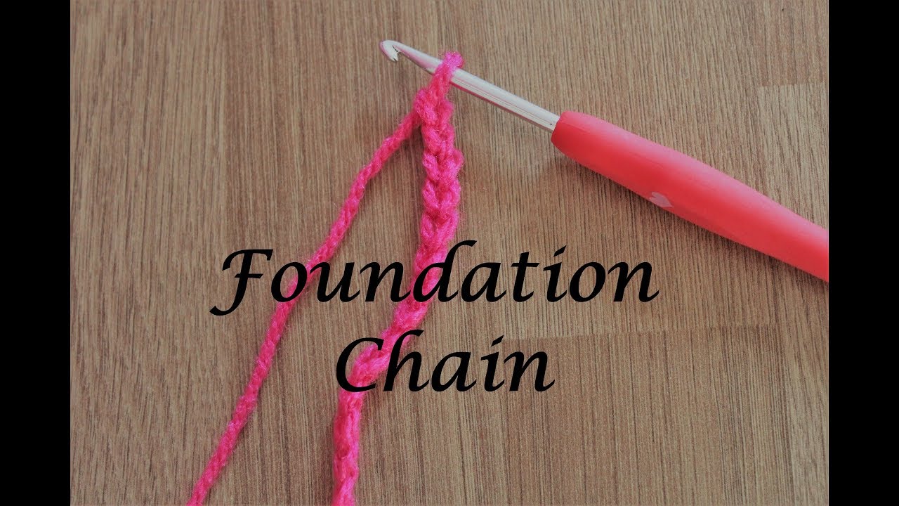 Foundation Chain and Chain Stitch - Crochet Lesson #1 - YouTube