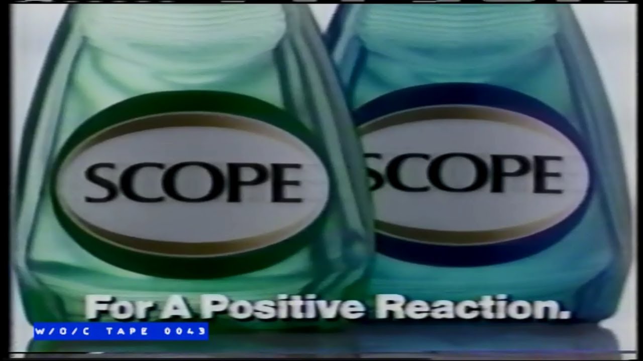 Scope Mouth Wash Commercial - 1989 - YouTube