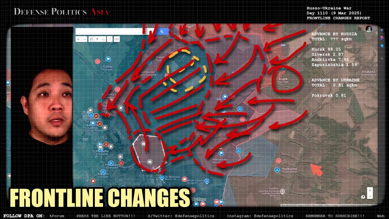 [ Ukraine Frontline Changes ] Full KURSK FRONT COLLAPSE now underway ...