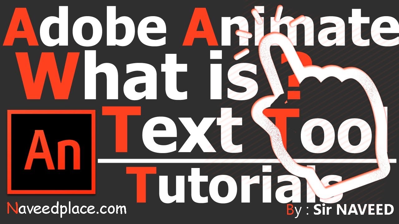 Text Tool of Adobe Animate CC / Adobe Flash - Tutorial - YouTube