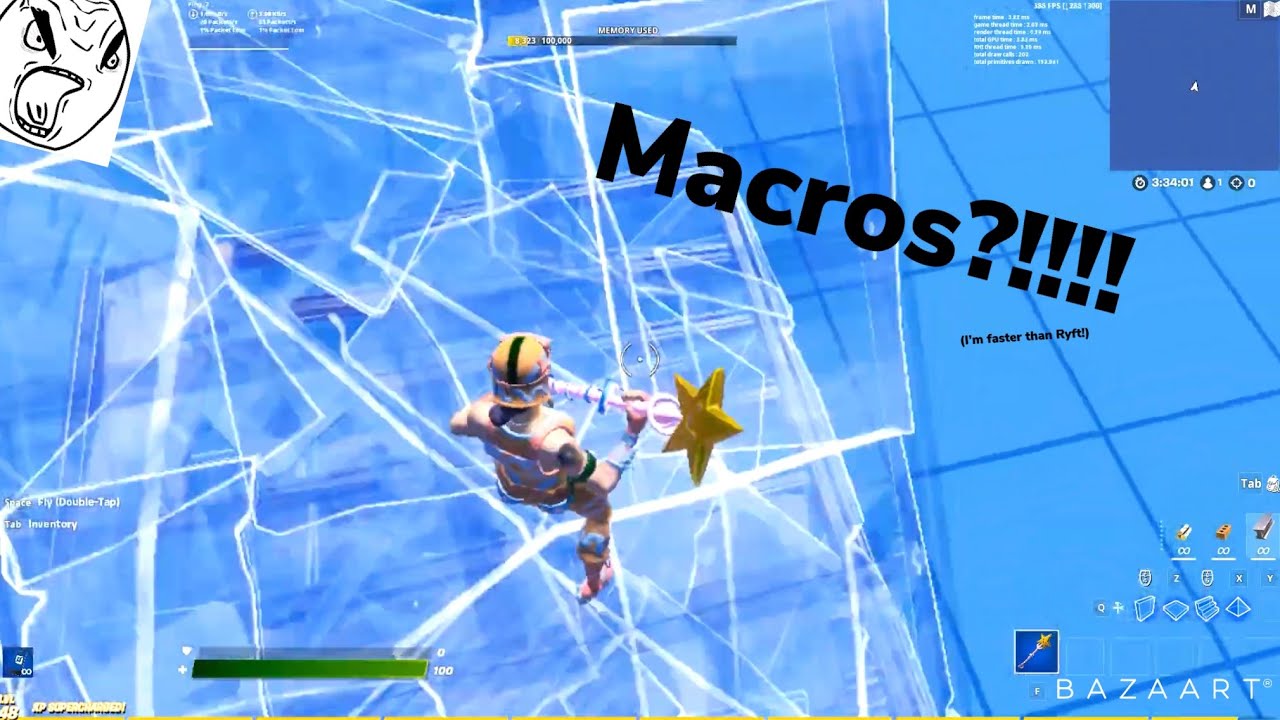 Using Macros in Fortnite! 😱 (Im as fast as Ryft!) - YouTube