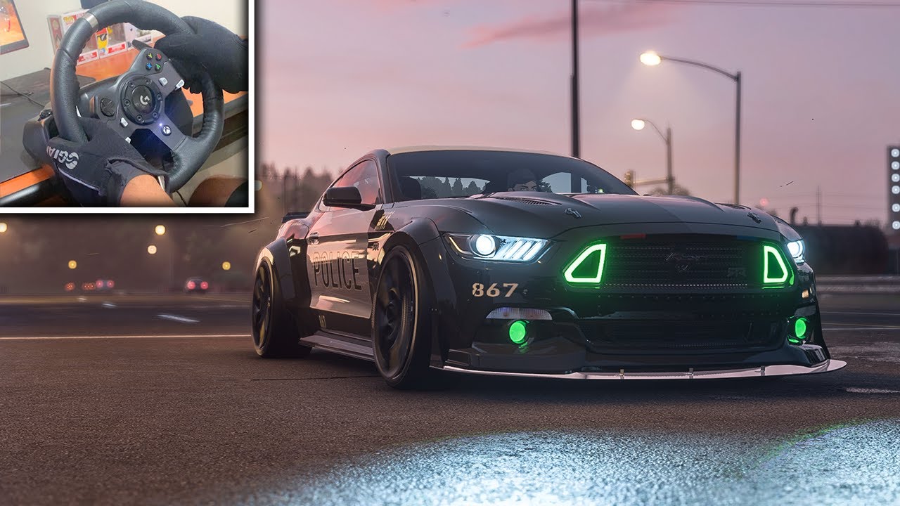 Mustang RTR Street Tune | Logitech G920 Gameplay | NFS Unbound - YouTube
