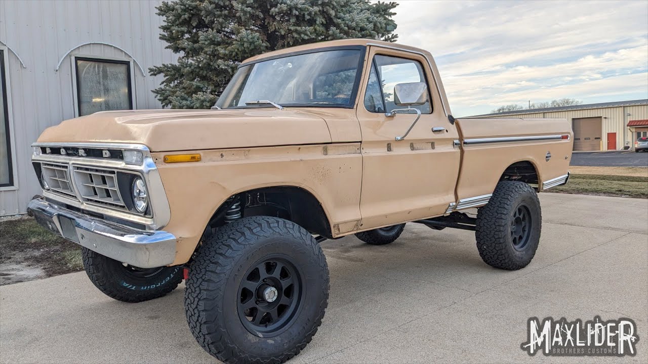 55 MPH Test Drive In A 1976 Coyote Swapped F-150 - Custom Maxlider ...