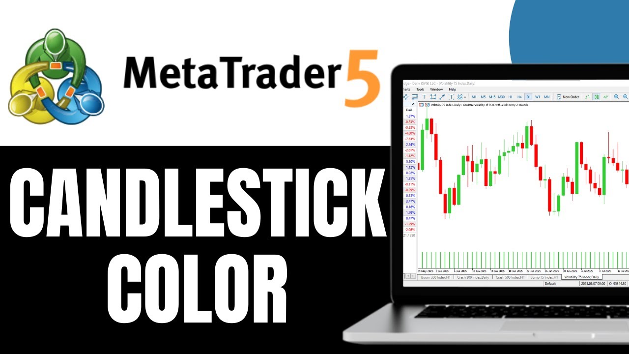 How To Change Candlestick Color In MT5 PC - Step By Step - YouTube