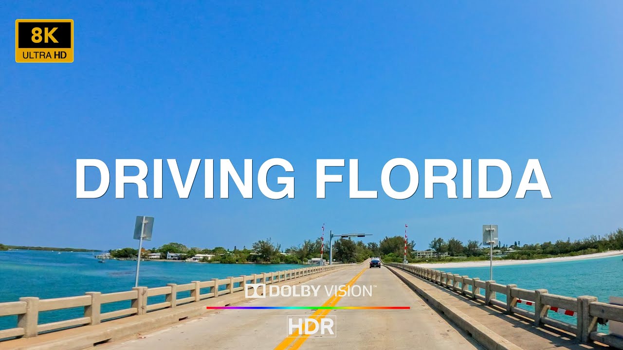 Scenic Florida Gulf Coast Driving in 8K ULTRA HD - YouTube