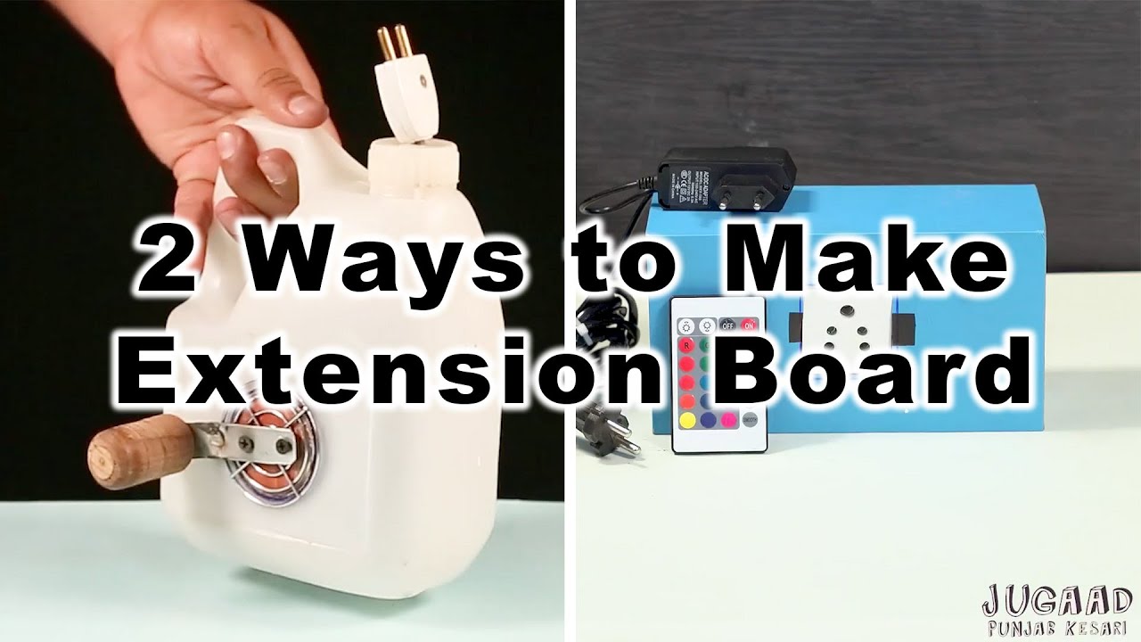 2 Ways to Make Extension Board - YouTube