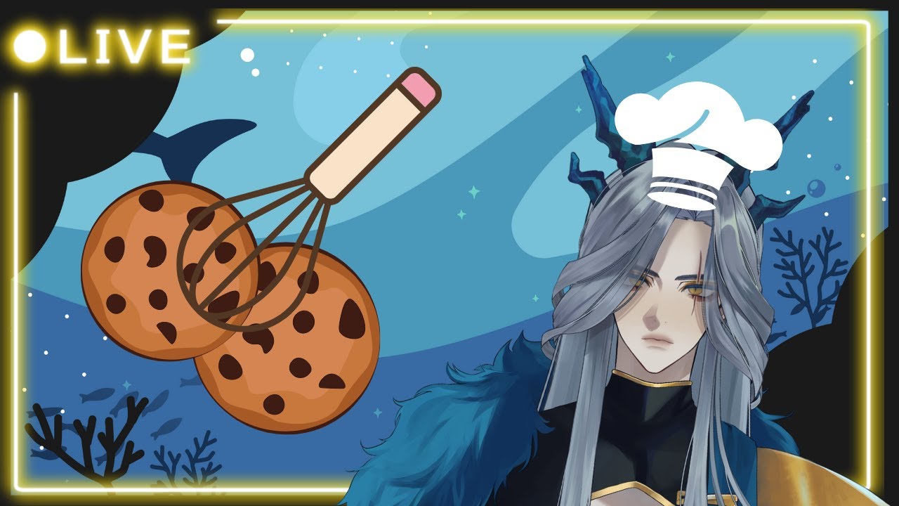 making cookies for u pookie bear | Baking Stream | Haishe Ch.【Dragon ...