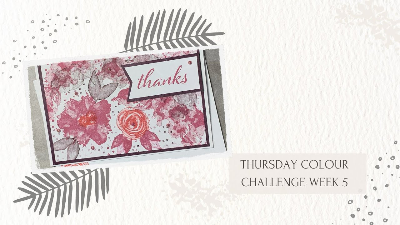 Thursday colour challenge - week 5 - YouTube