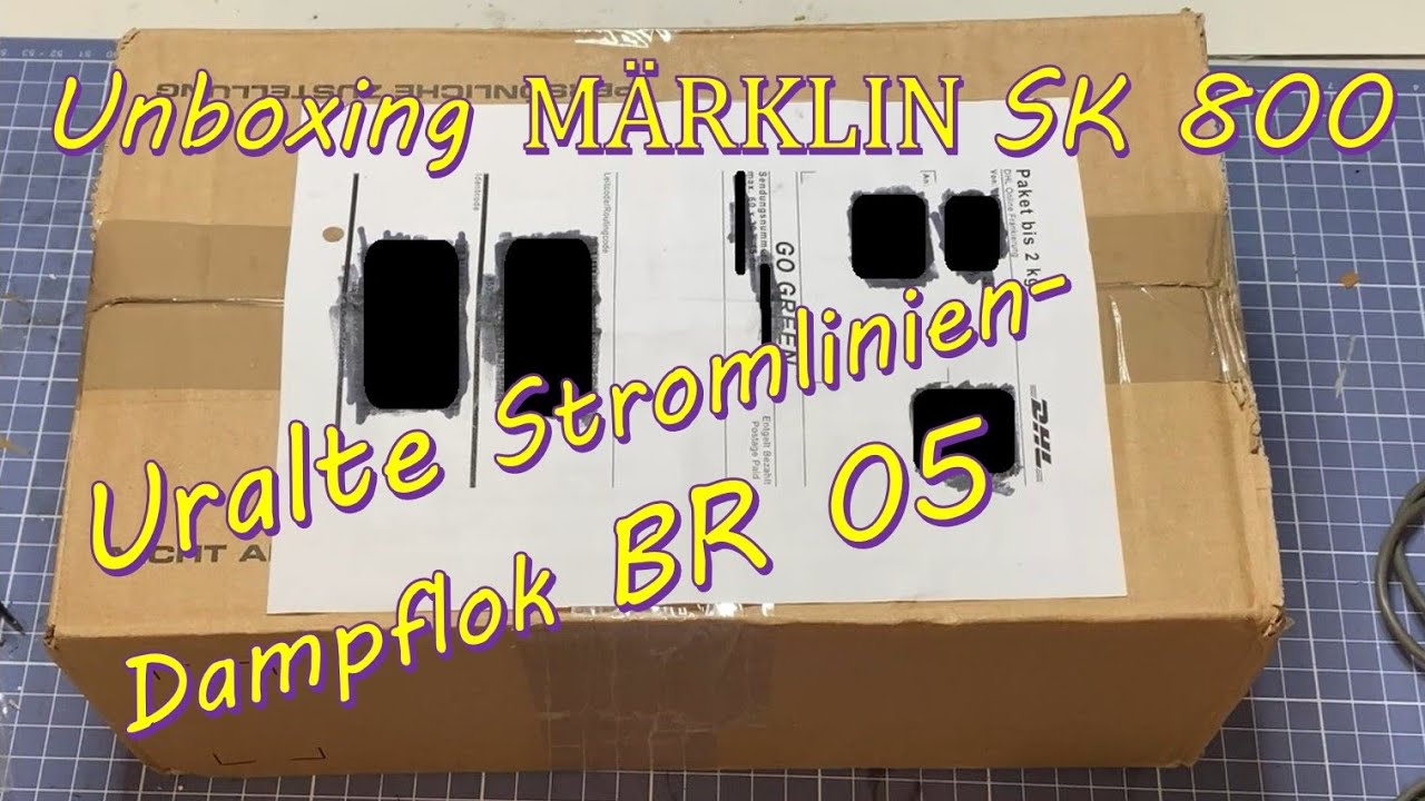Unboxing Märklin SK 800 - YouTube