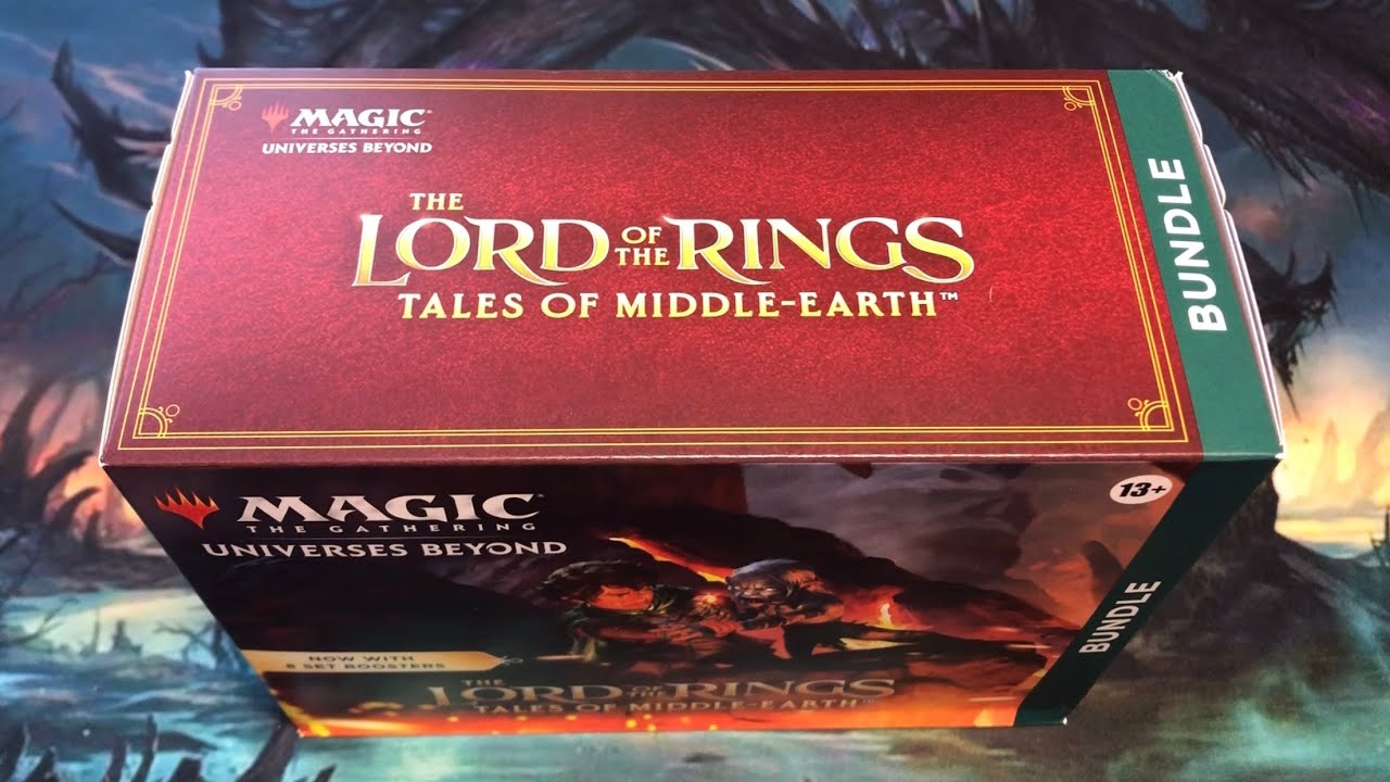 Review Video: Magic the Gathering The Lord of the Rings Bundle Opening ...