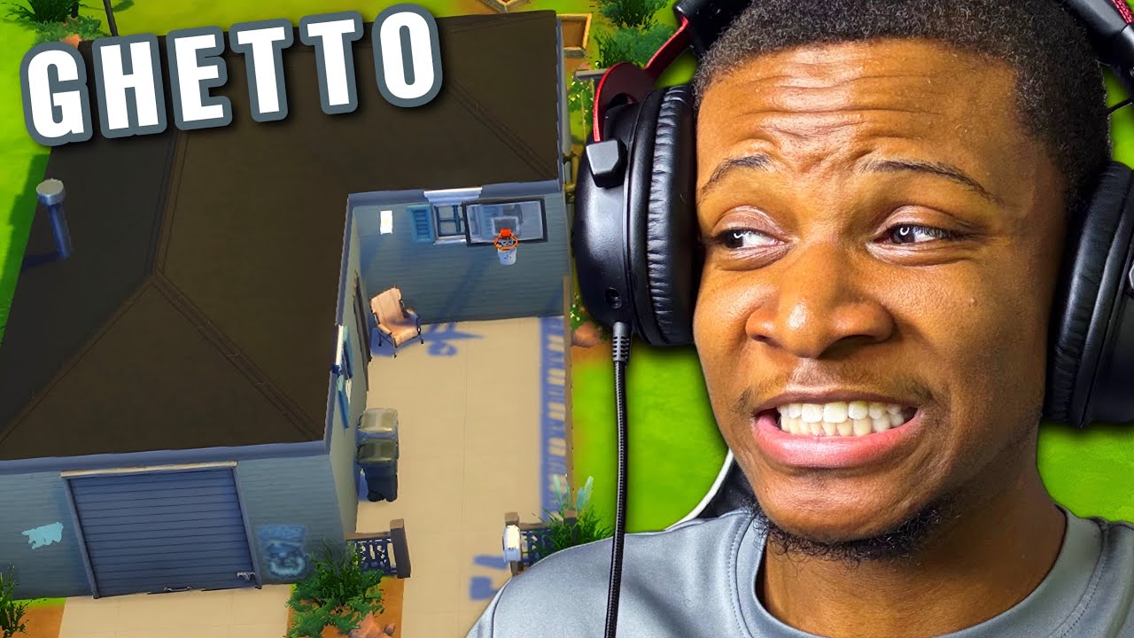 RENOVATING A GHETTO BASE GAME HOUSE IN The Sims 4 - YouTube