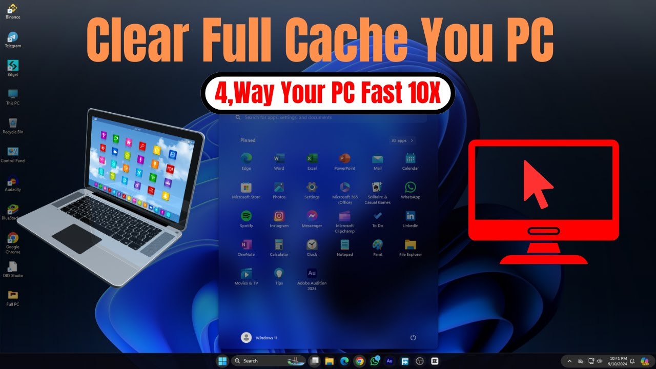 FREE UP SPACE FAST! Delete All Cache and Junk Files on Windows 11 and ...