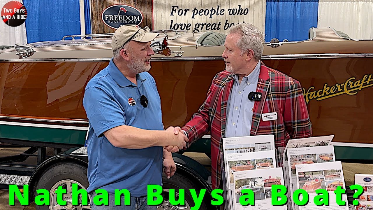 Nathan Buys a Boat? - 1932 28' Hacker-craft - YouTube