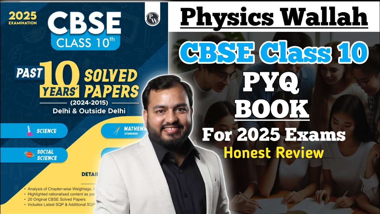 Best PYQ Book For Class 10 2024 | PW | For 2025 Exam | VR Series - YouTube