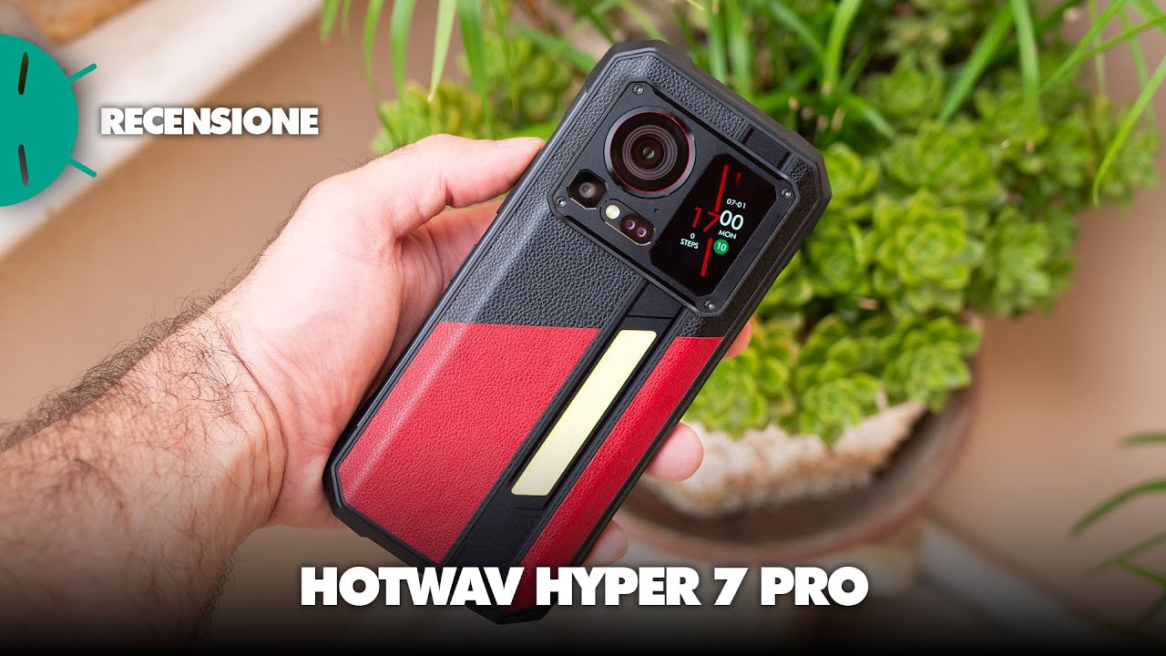 Recensione HOTWAV Hyper 7 Pro: il rugged con due schermi e back cover in pelle - YouTube