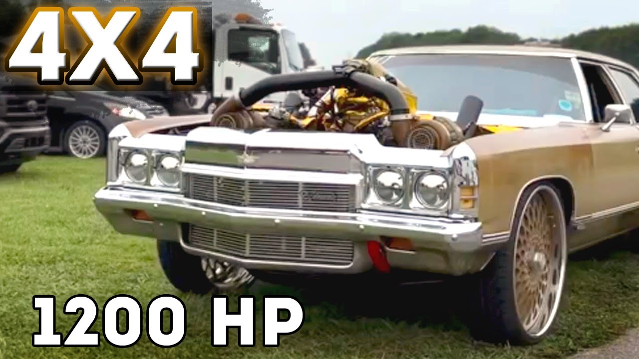 All Wheel Drive Donk Chevy 💯 4 Door Donk on Stage 2 (1200 Horsepower ...