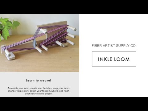 Inkle Weaving 101: Learn to weave with the Fiber Artist Supply Co! - YouTube