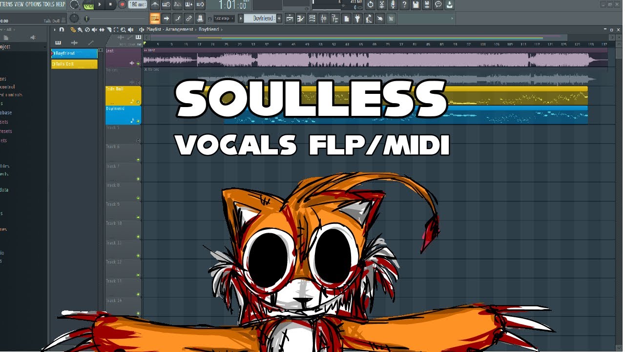 Soulles DX | Soulless Vocals FLP/MIDI - YouTube