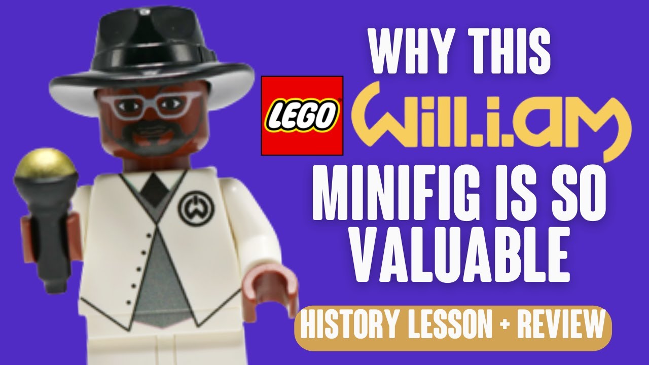 RARE 1 of 400 LEGO Will.I.Am Minifigure (History Lesson + Review) - YouTube