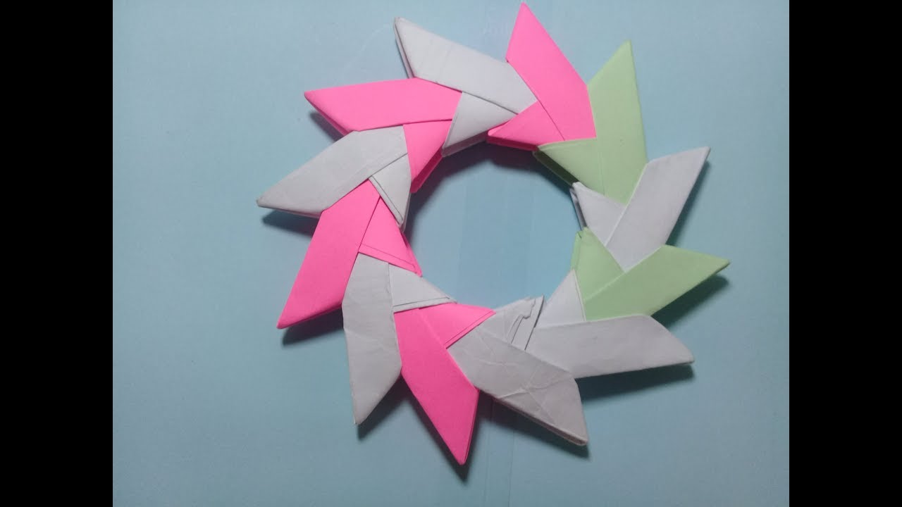 origami chakra paper - YouTube