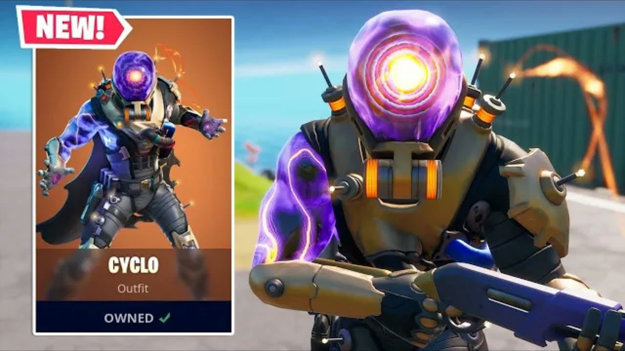 NEW "CYCLO" SKIN IN FORTNITE! - YouTube