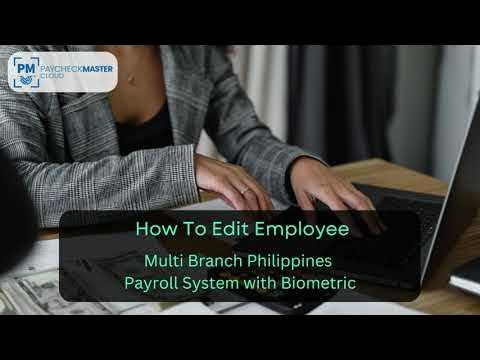 How To Edit Employee - Free Payroll System Philippines - YouTube