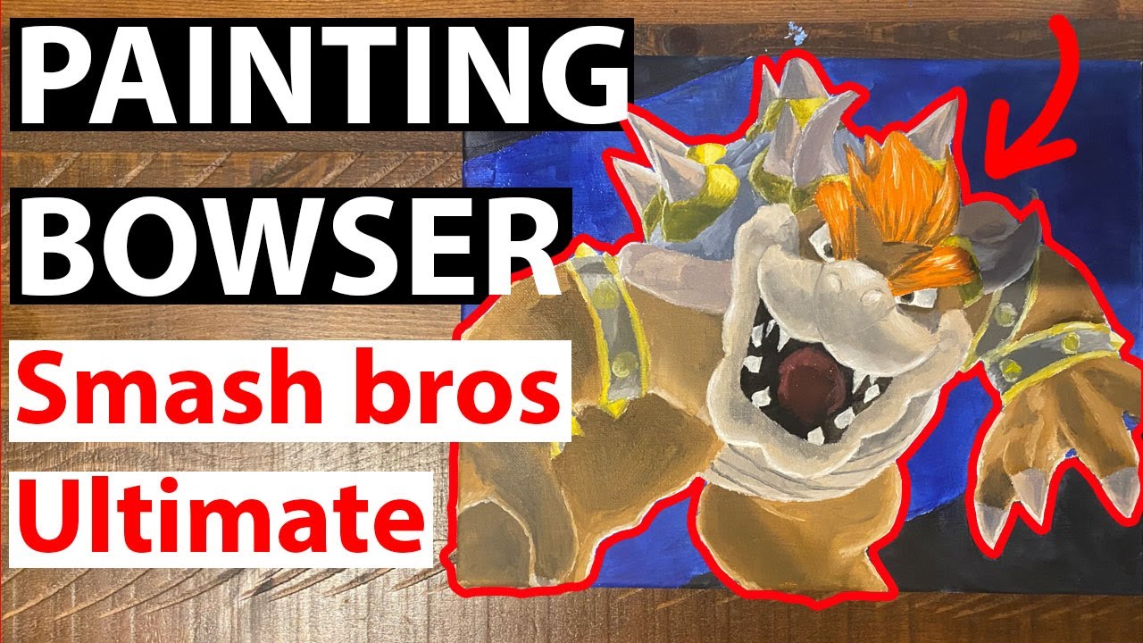 Painting Bowser (timelapse) | Andski - YouTube