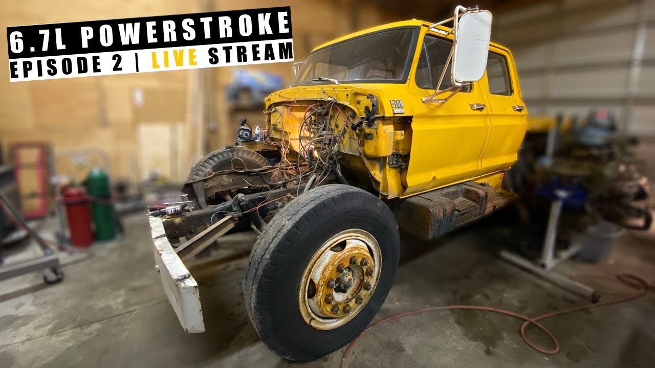 Diesel Swapped F750 CrewCab Part 2 Recap - Blowin' Smoke - YouTube