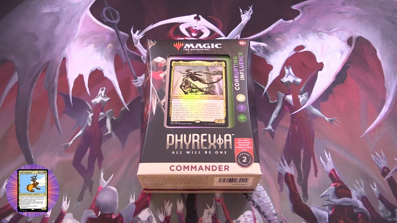 Phyrexia: All Will Be One Commander Deck: Corrupting Influence Unboxed ...
