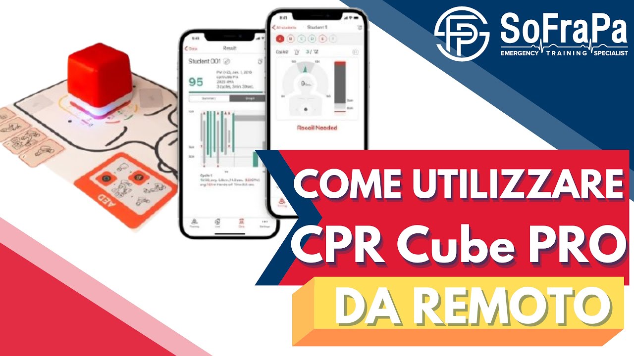 Come utilizzare CPR CUBE Pro da REMOTO - App CPR Add-on Kit REMOTE ...