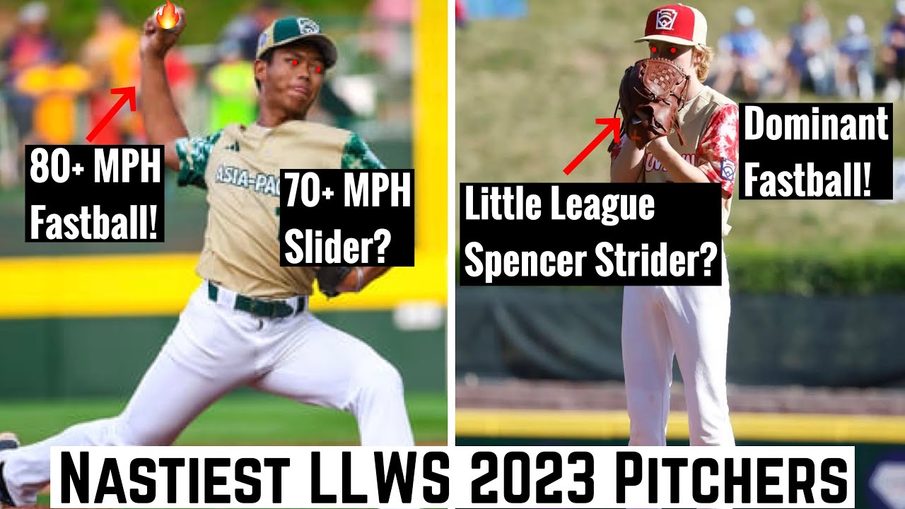 The Nastiest Pitchers of the 2023 LLWS! 80+ MPH Fastballs, Filthy ...