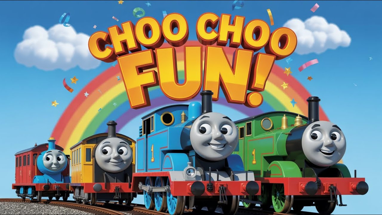 Choo Choo Train Song for Children | Fun Kids Songs | Toddler Nursery ...