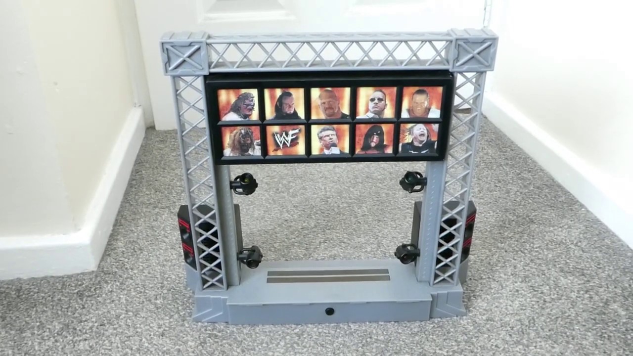 Regenerating a WWF Jakks Titan Tron Entrance Stage. - YouTube