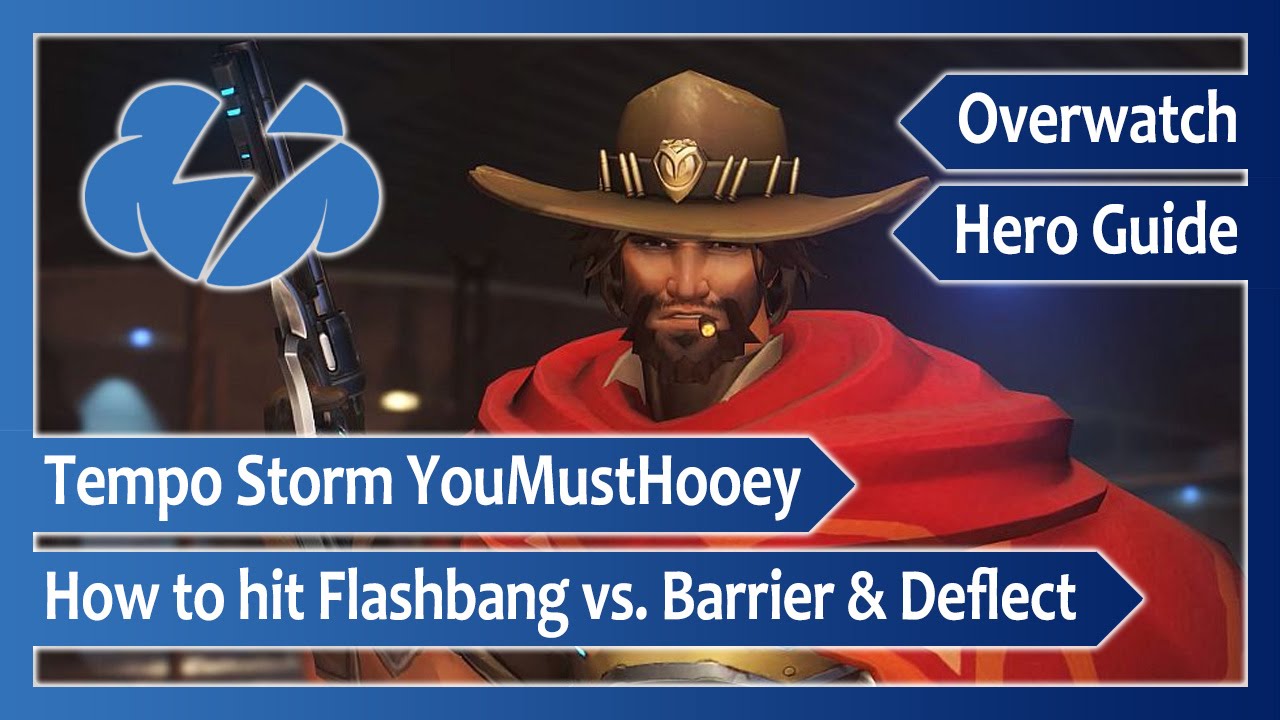 How to hit your McCree Flashbang vs. Reinhardt Barrier & Genji Deflect ...