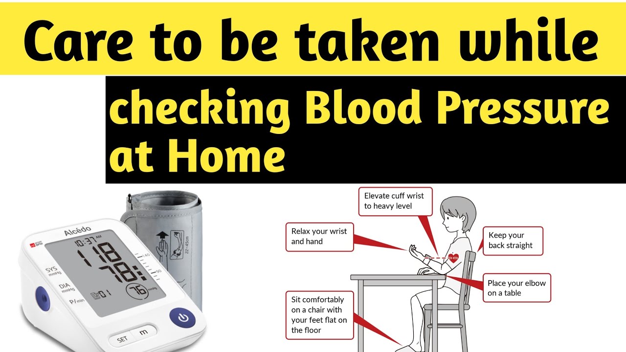 Care To Be Taken While Checking Blood Pressure At Home YouTube Care To Be Taken While Checking Blood Pressure At Home YouTube