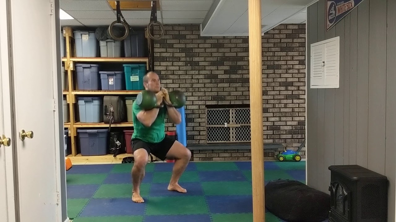 How to do a Double Front Squat - YouTube