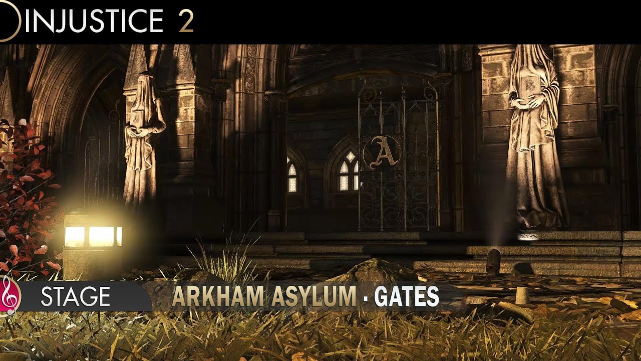 Injustice 2 ™ : Arkham Asylum - Front Gates - Stage (ST) - YouTube