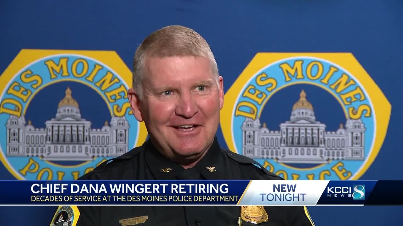 Des Moines police chief Dana Wingert to retire after 33 years of ...