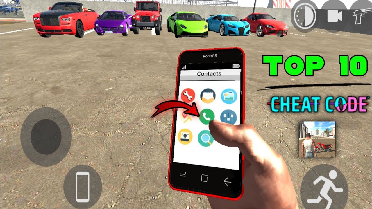 TOP 10 Super Car *CHEAT CODES* for Indian Bike driving 3d - YouTube