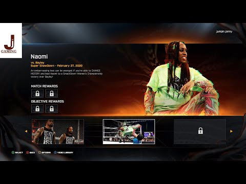 WWE 2K25 Showcase match 11 complete all objectives Naomi Vs Bayley Super Showdown