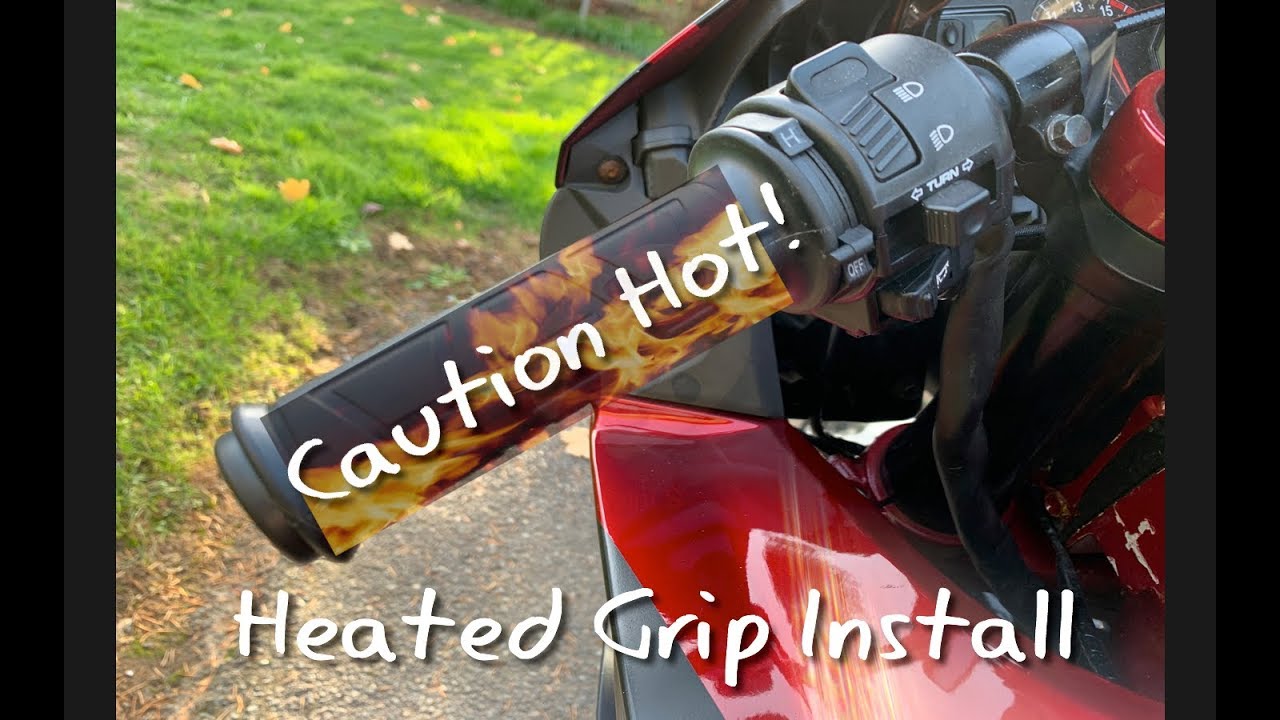 How to Install Heated Grips | Motorcycle Relay Install | 2019 - YouTube