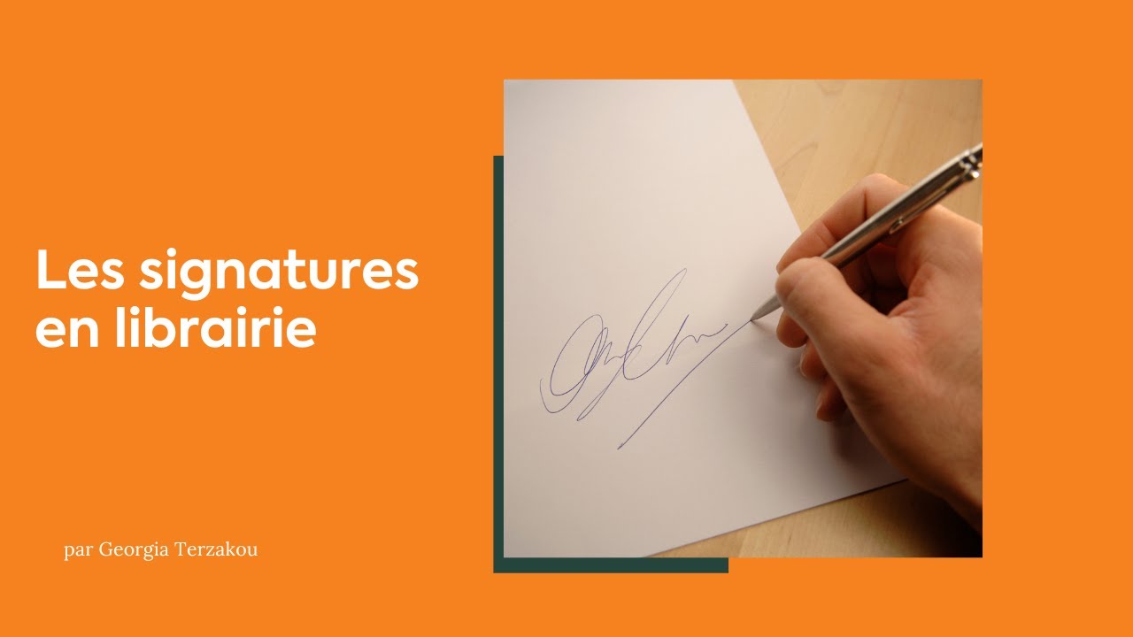 #62 Les signatures en librairie - YouTube