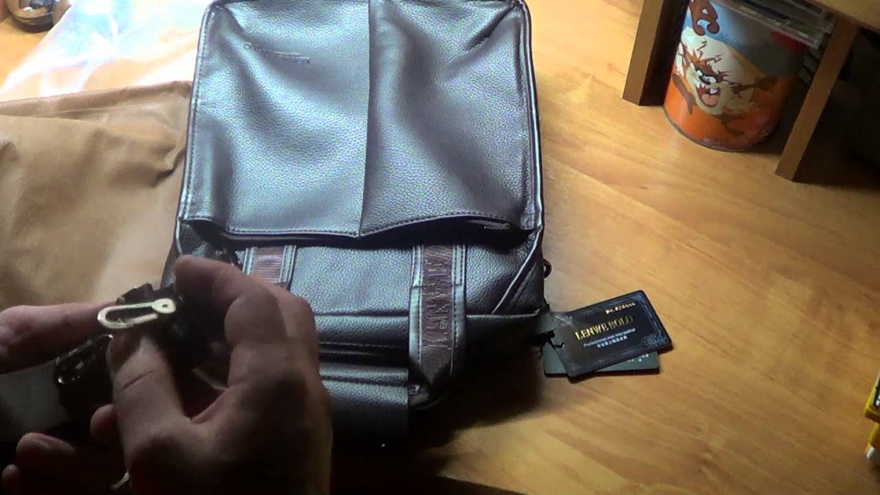 Обзор и распаковка сумки мужской LENWE BOLO с AliExpress . - YouTube