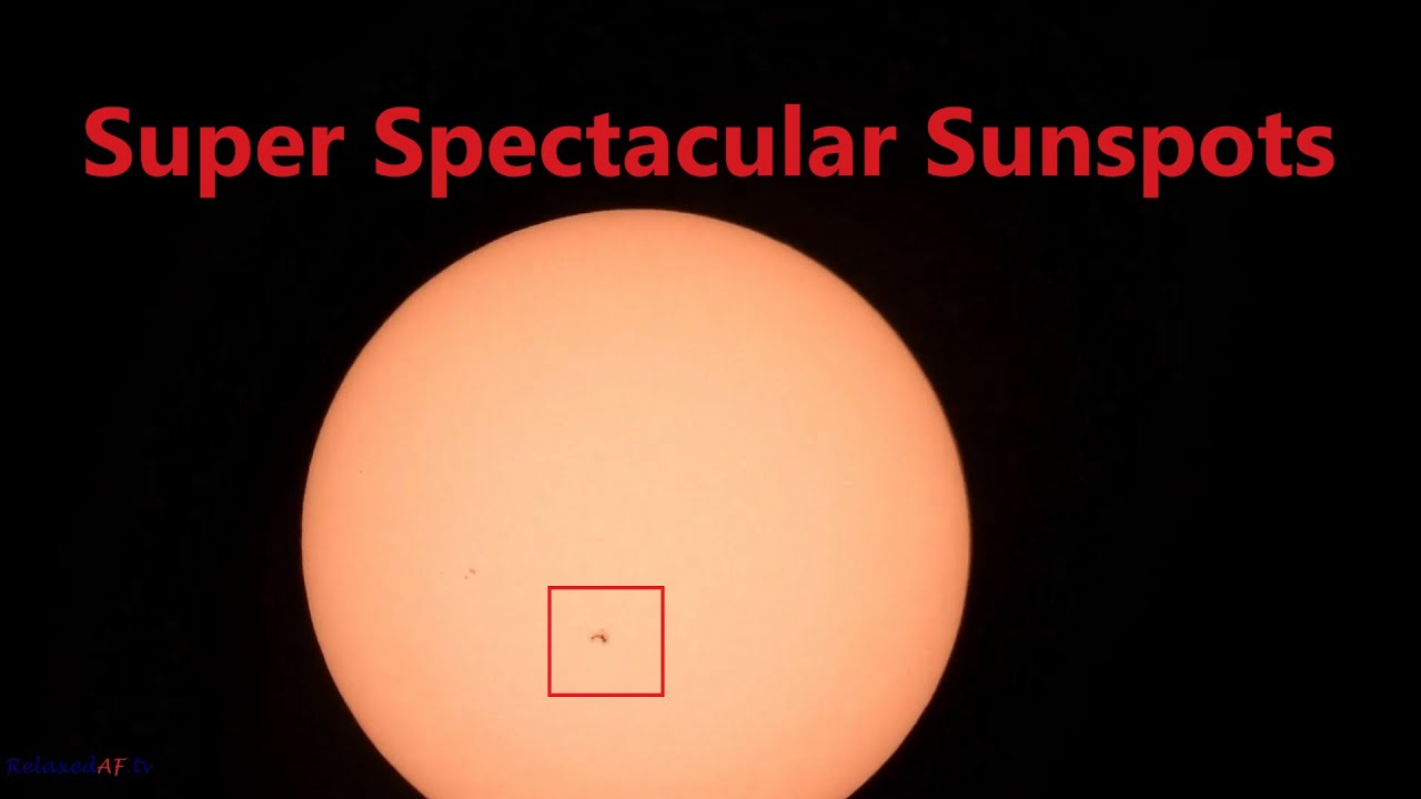 Super Spectacular Sunspots - YouTube